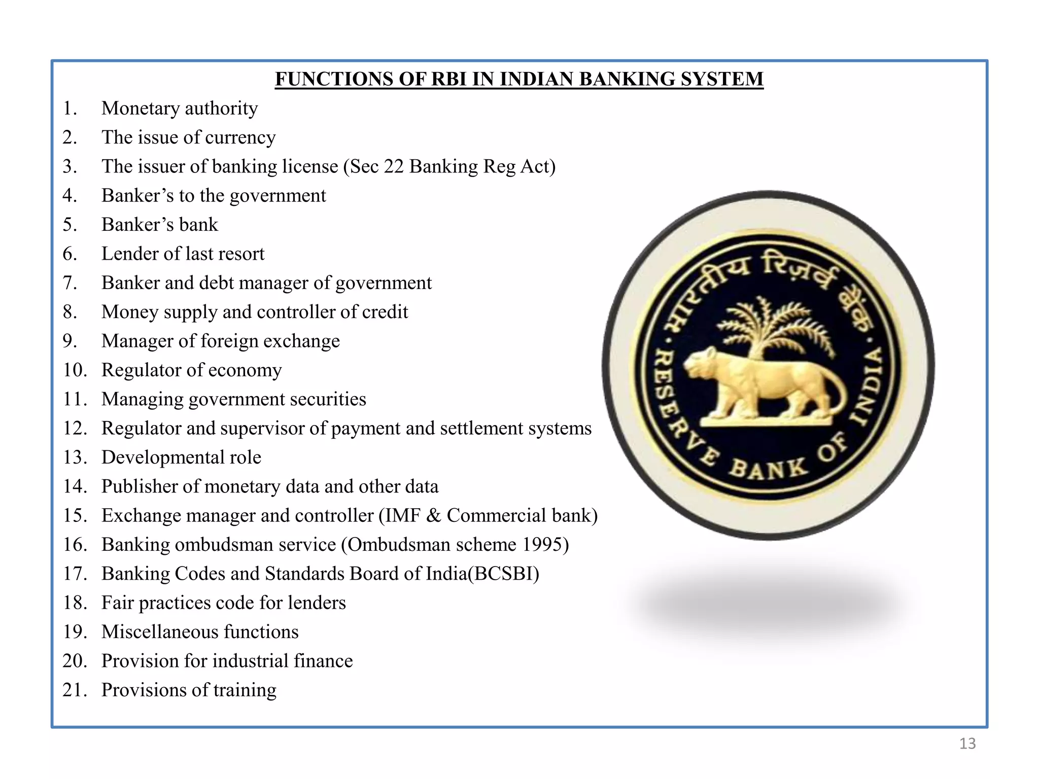 Principles & Practices of Banking module 1 | PPTX