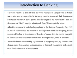 Principles & Practices of Banking module 1 | PPTX