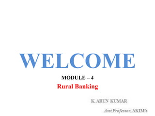 Principles and Practices of Banking Module 4 | PPTX