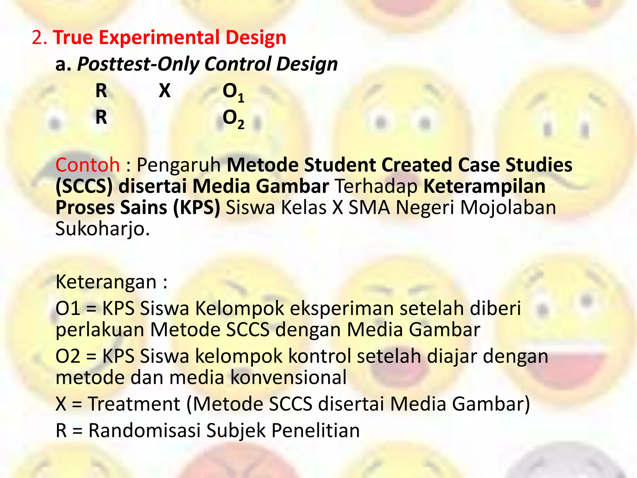 Ppb pendidikan desain eksperimen | PPT
