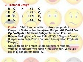 Ppb pendidikan desain eksperimen | PPTX
