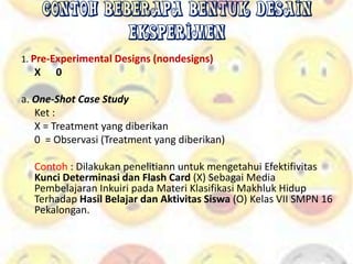 Ppb pendidikan desain eksperimen | PPT