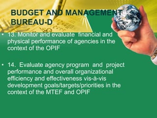 Department of Budget and Management | PPT