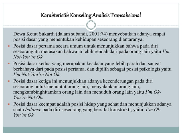 analisis transaksional | PPTX