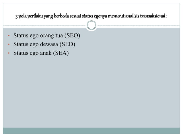analisis transaksional | PPTX
