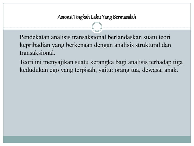 analisis transaksional | PPTX