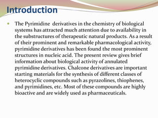 Pyrimidine and its derivatives | PPTX
