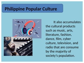Philippine Popular Culture Lesson - 1 PPT | PPTX