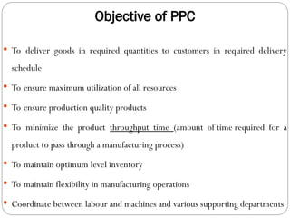 planning of the manufacturing process unit | PPT