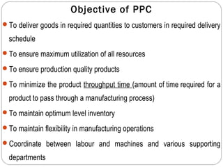 Production Planning and Control | PPT