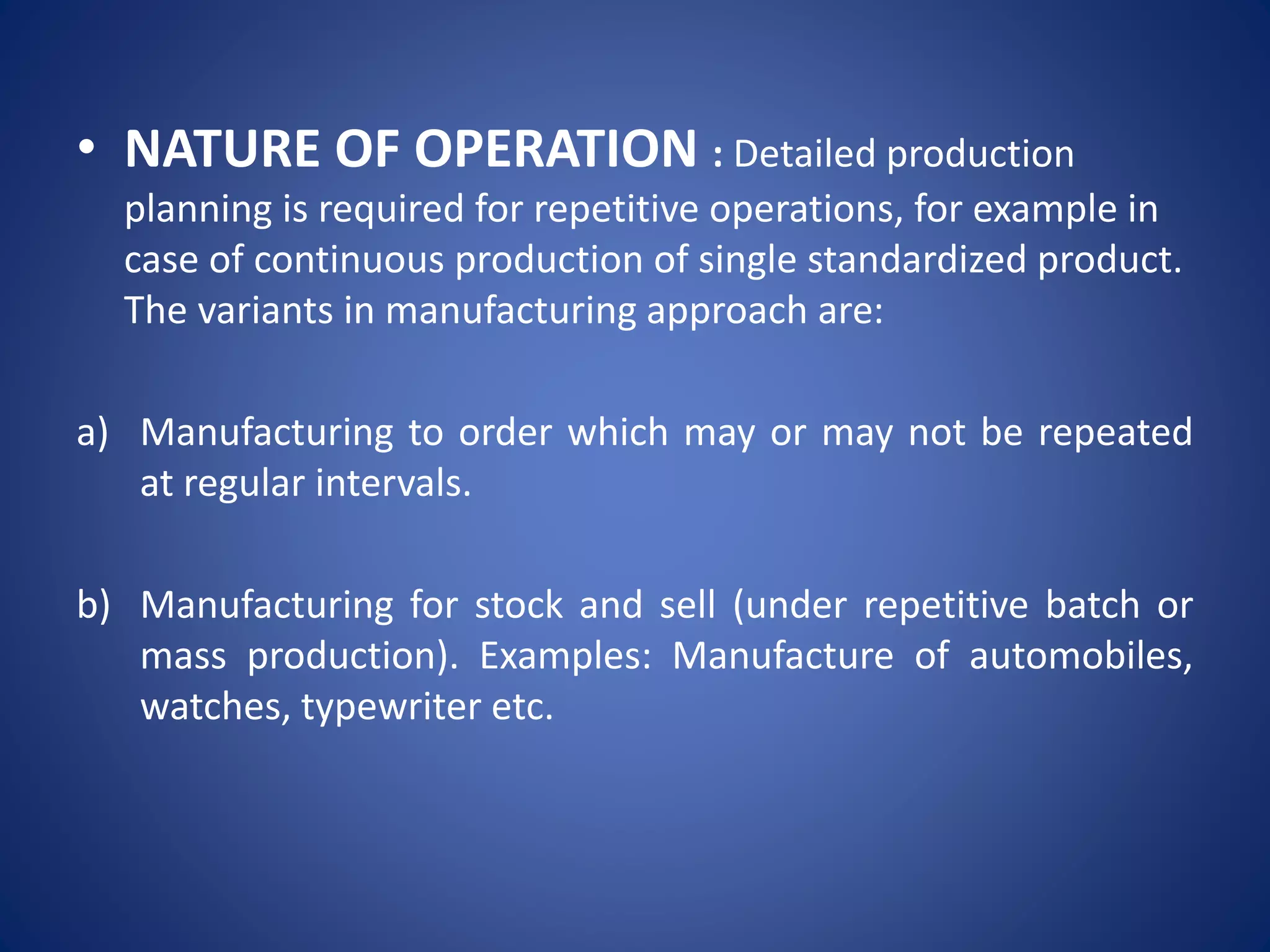 Production Planning & Control | PPTX