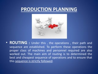 Production Planning & Control | PPTX