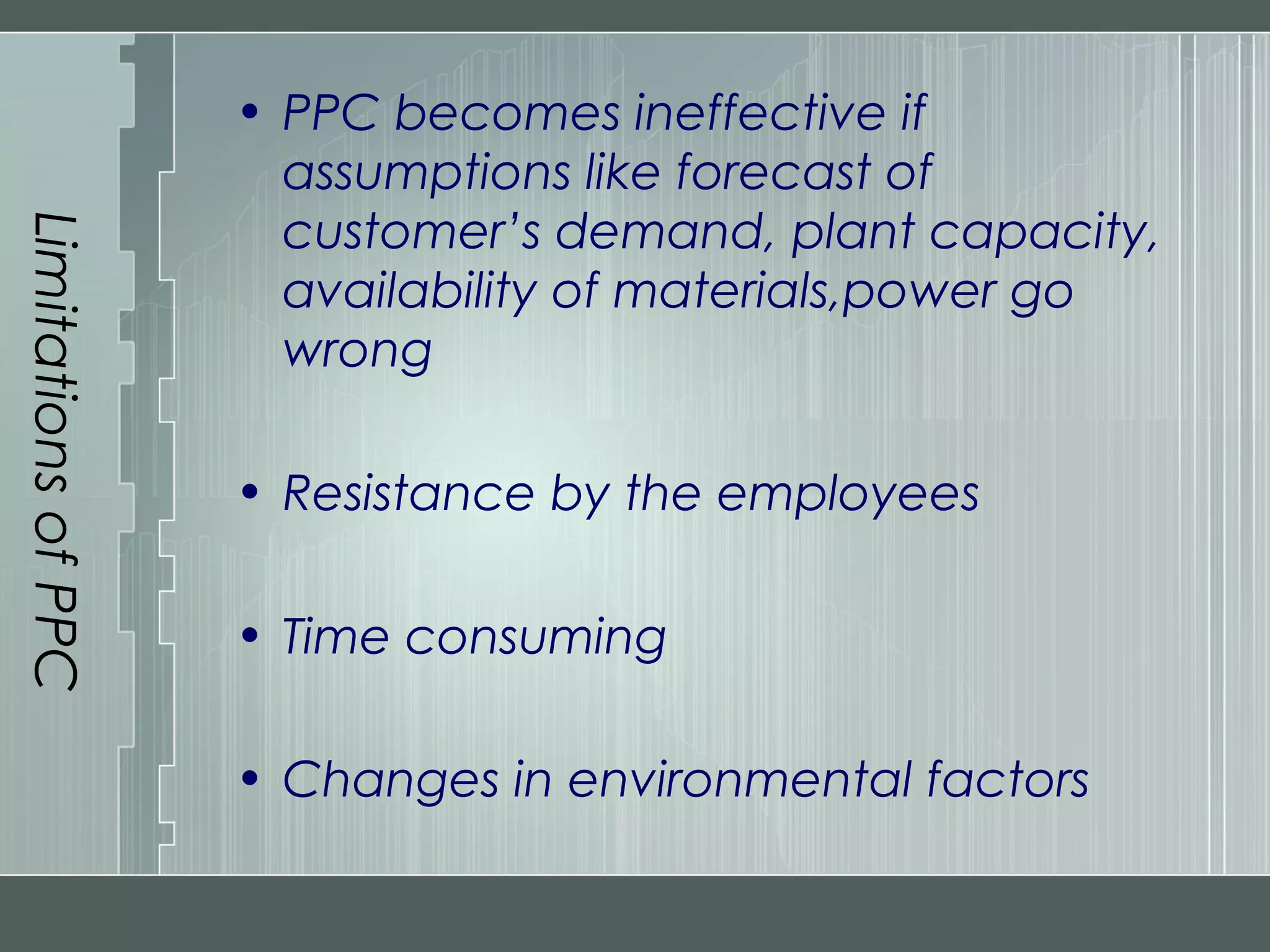 Production Planning and Control | PPT