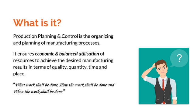 Production planning & control | PDF