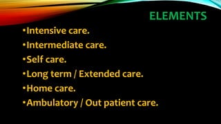 Progressive patient care | PPTX