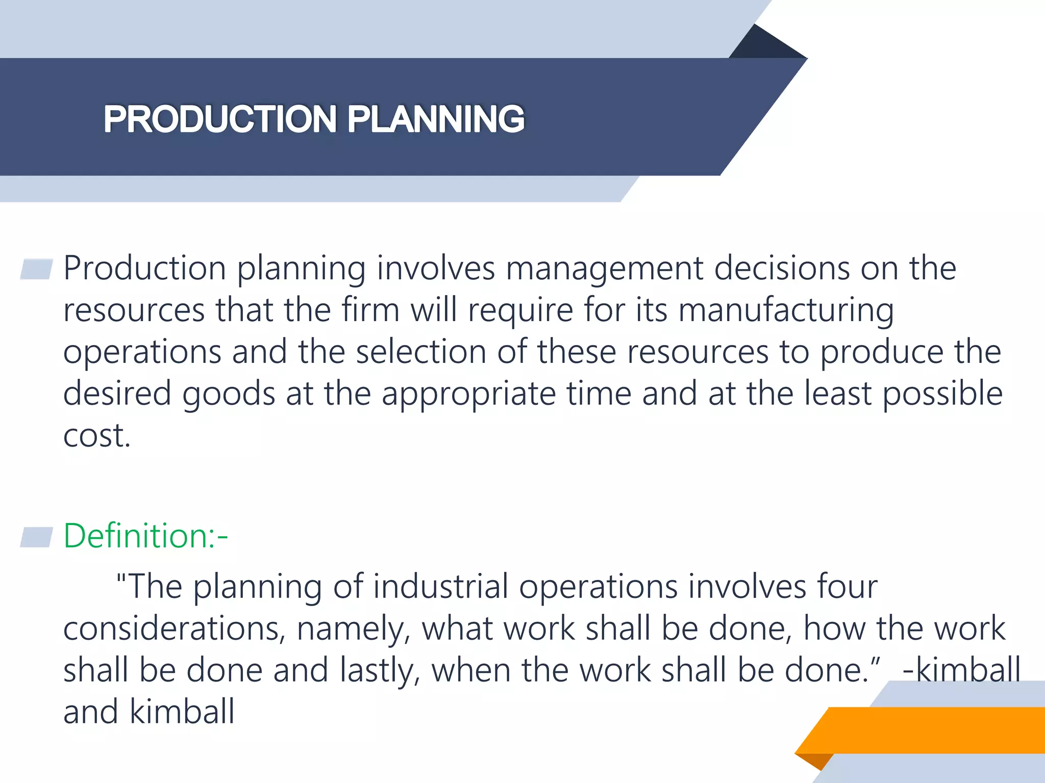 Production Planning and Control in Pharmaceutical Industry | PPTX