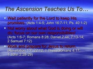 What Disciples Learn from the Ascension of Jesus | PPT