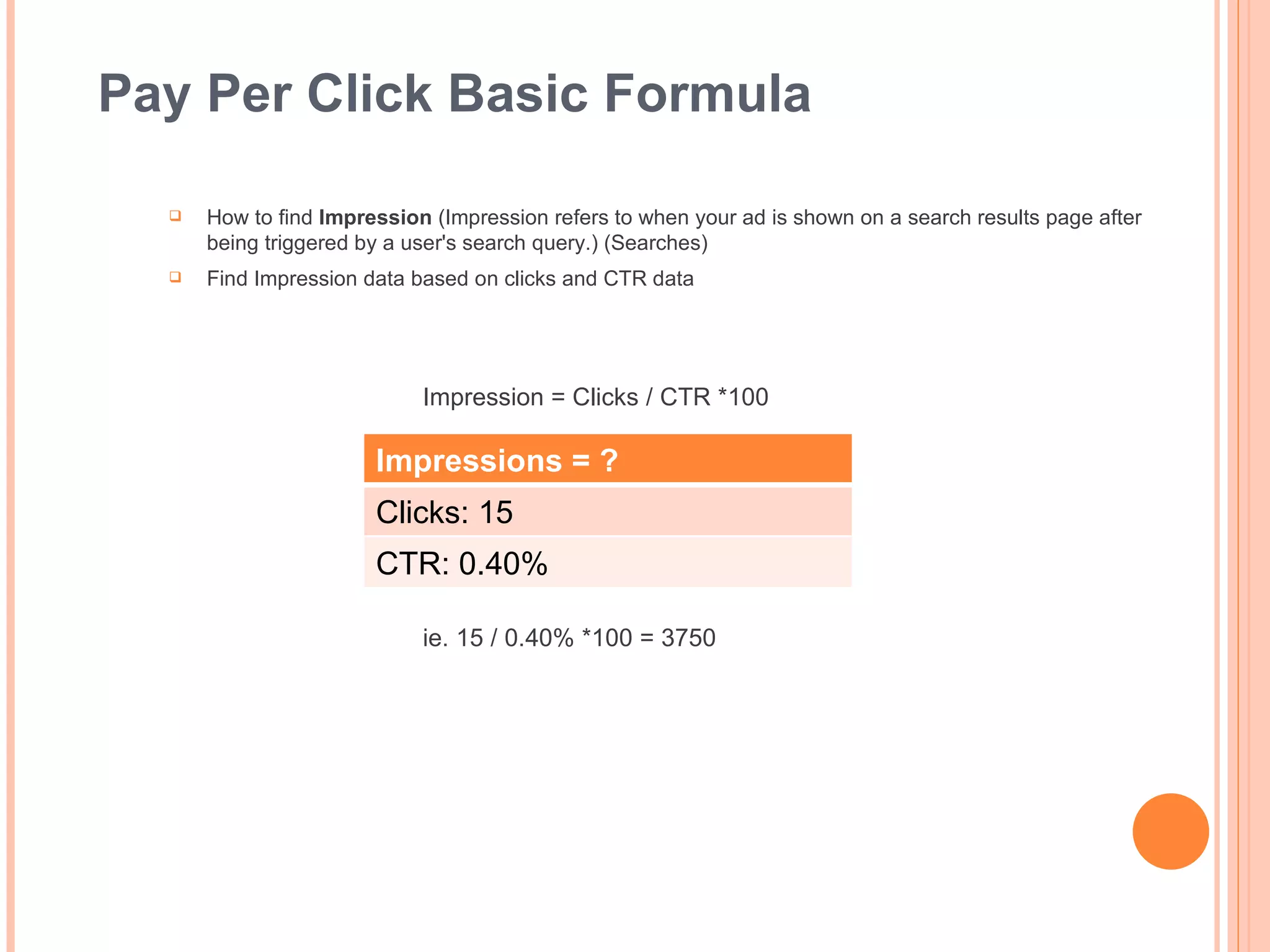 PPC Basic Formula | PPT