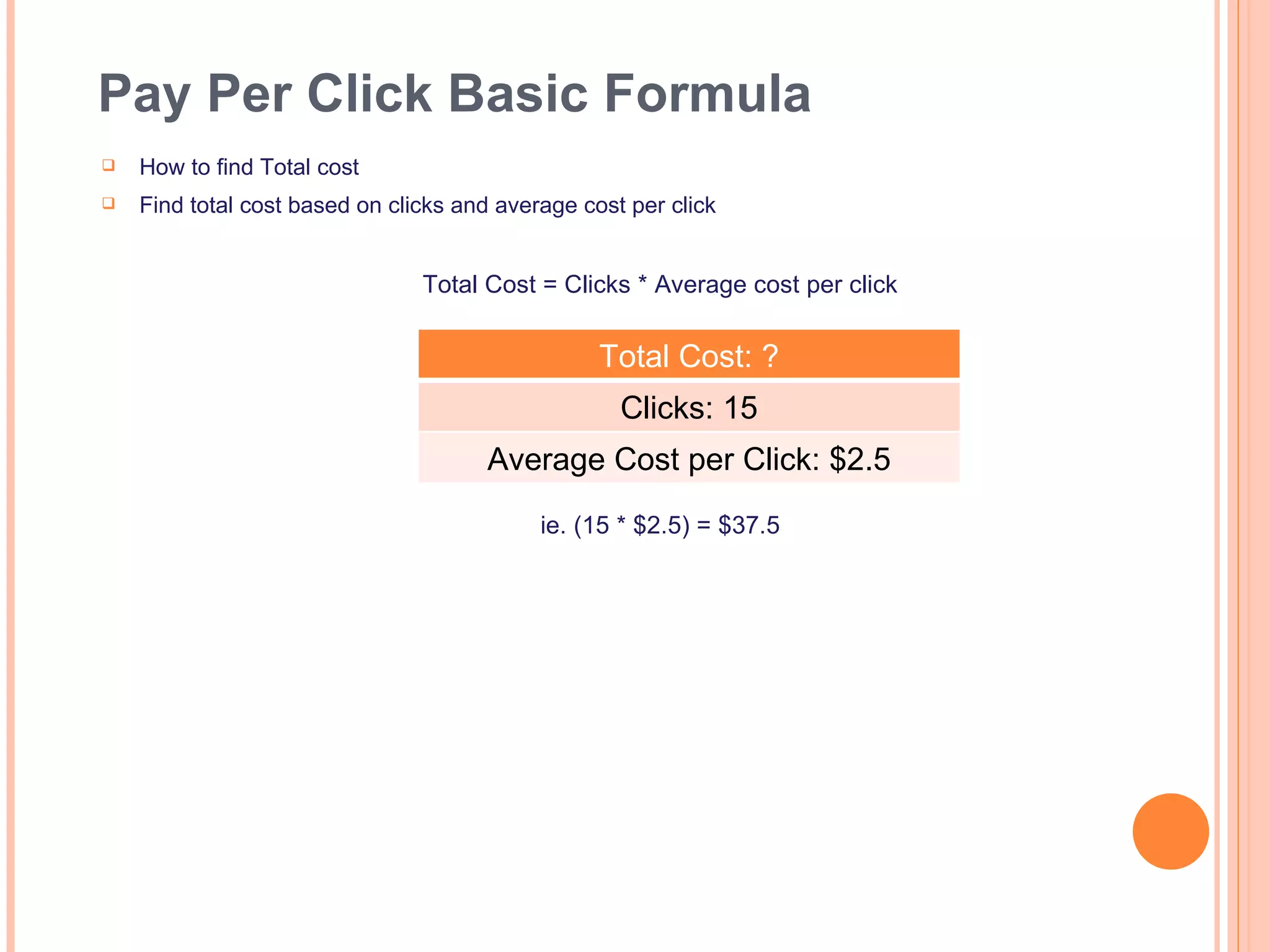 PPC Basic Formula | PPT