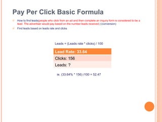 PPC Basic Formula | PPT