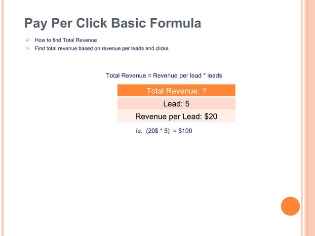 PPC Basic Formula | PPT