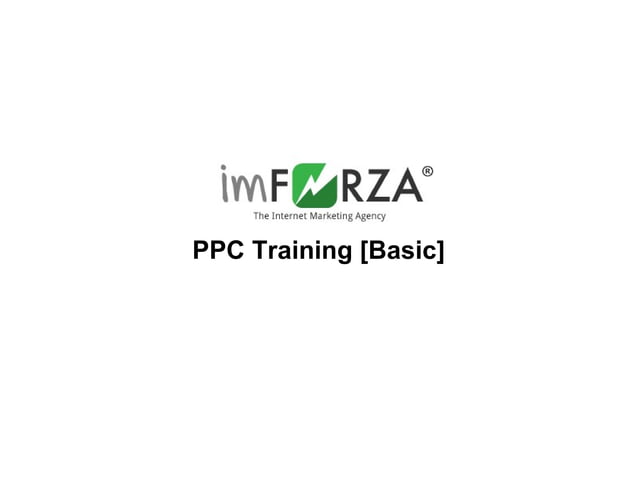 PPC Training [Basic] | PPT