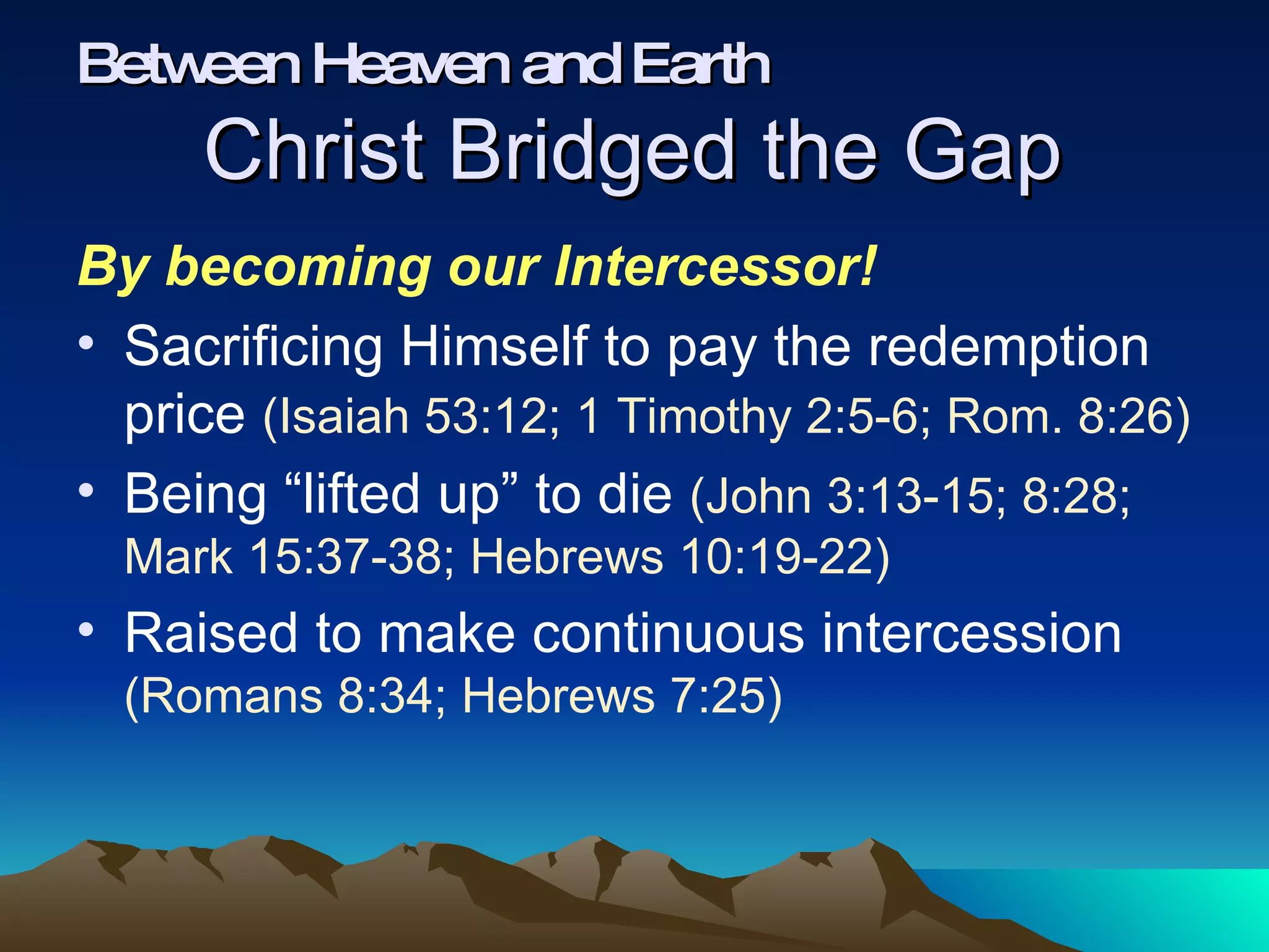 Between Heaven And Earth | PPT