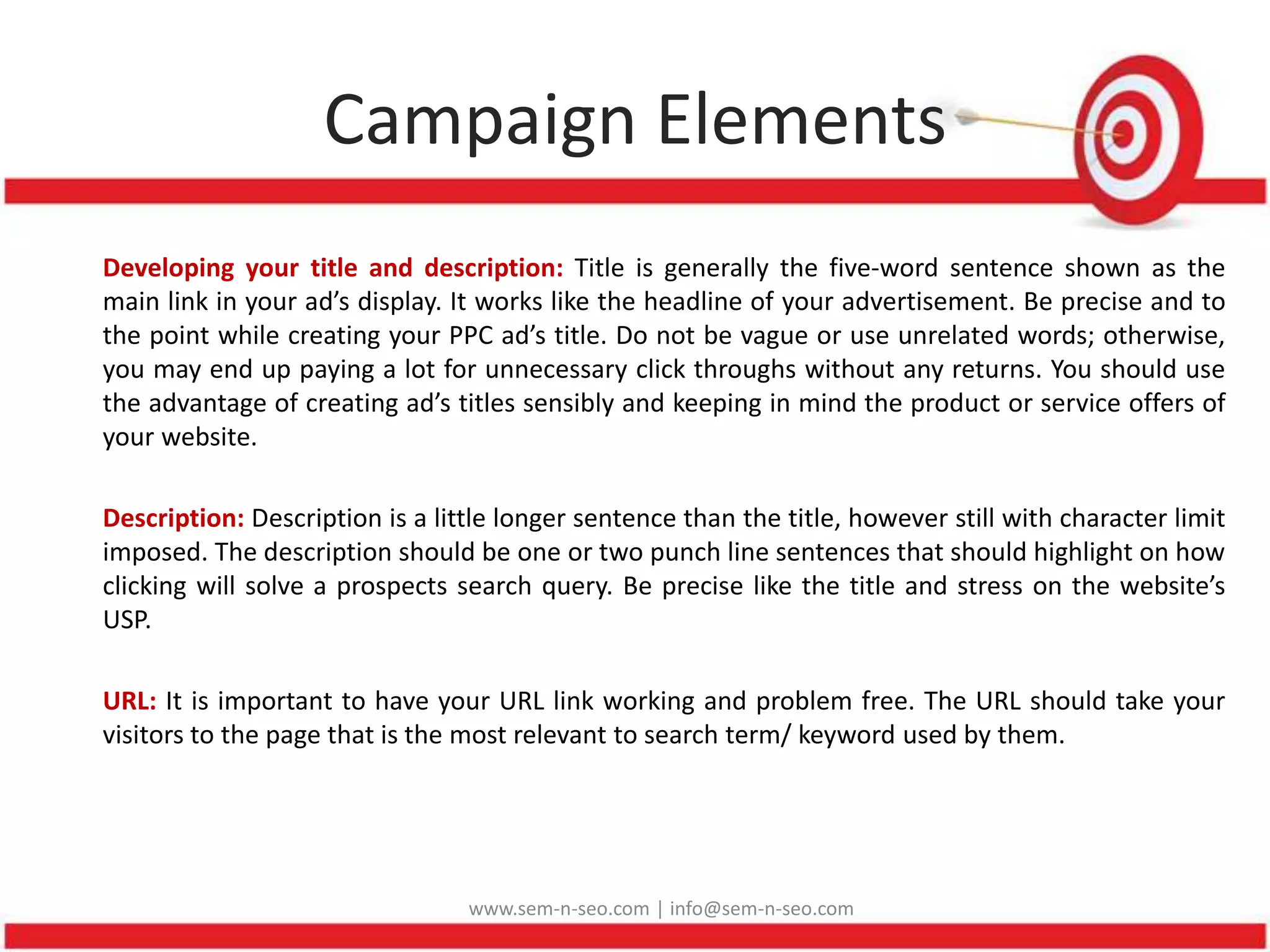 PPC Campaign Planning | PPTX