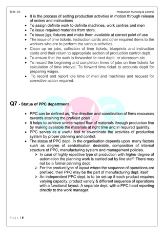Production Planning & Control Book | PDF