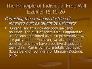 Ezekiel 18 -- Personal Accountability to God | PPT