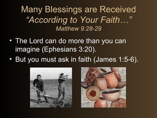 Faith to dig ditches | PPT