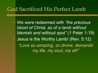 lame sacrifices | PPT