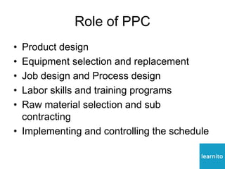 Production Planning and Control | PDF