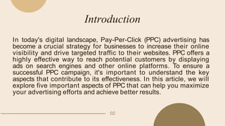 What are 5 Important Aspects of PPC? | PPT