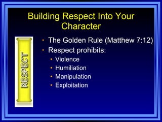 Six pillars of character | PPT