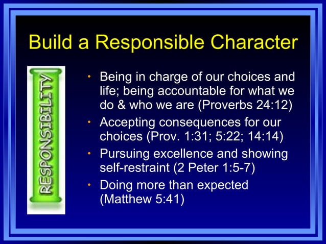 Six pillars of character | PPT | Christianity | Religion & Spirituality