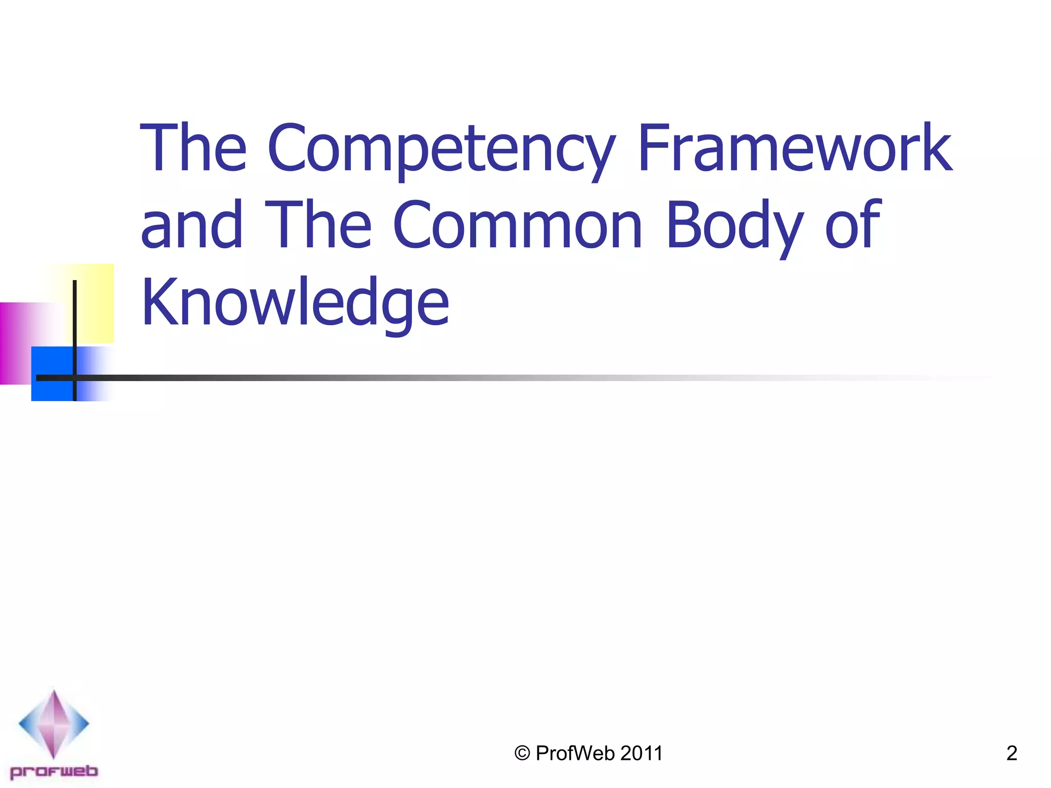 The International Competency Framework | PPTX