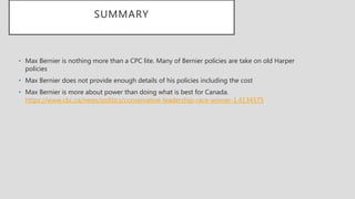 Who are PPC and Maxine Bernier | PPTX