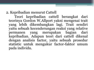 Pp cattell dan allport | PPTX