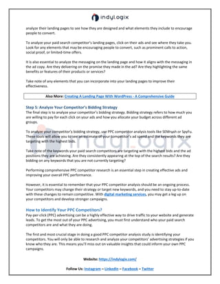 PPC Competitor Analysis - What, Why, How.docx