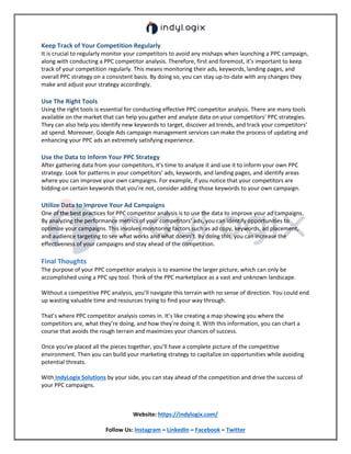 PPC Competitor Analysis - What, Why, How.docx