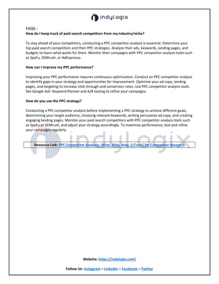 PPC Competitor Analysis - What, Why, How.docx
