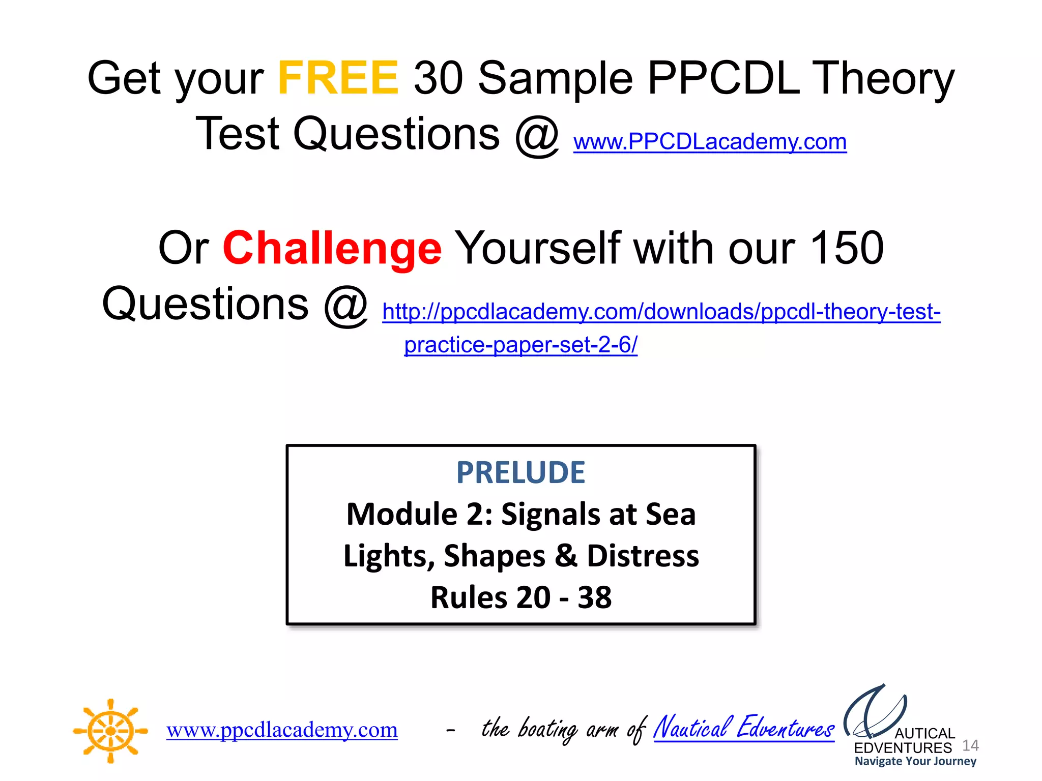 Ppcdl test study guide part 1 rules 1-19 | PPTX