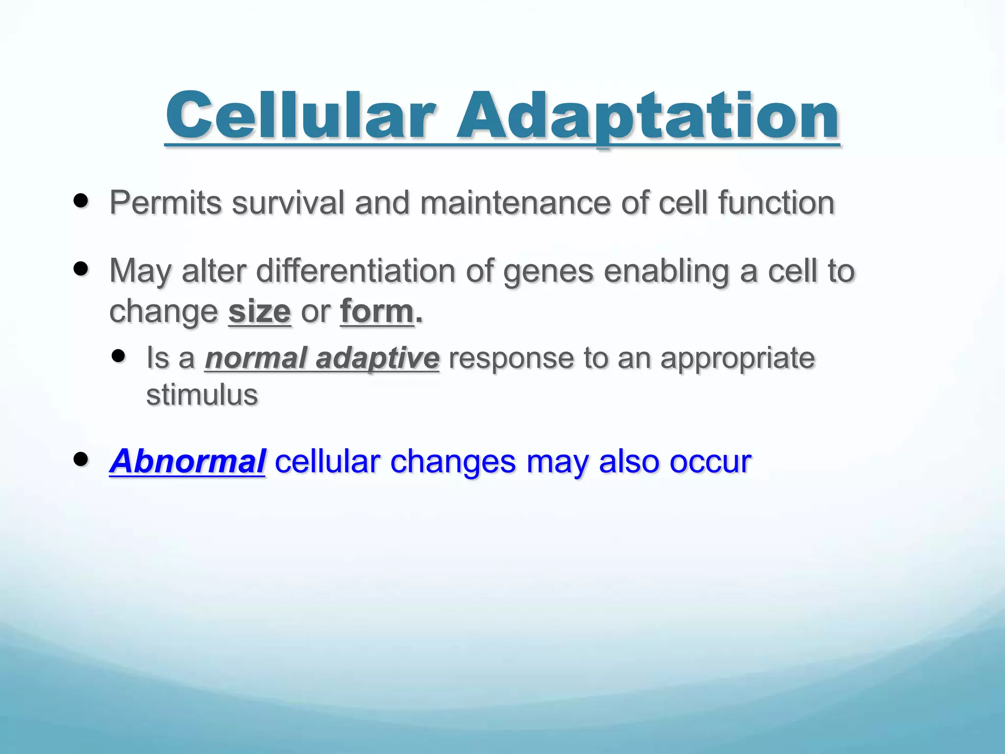 PP Cellular Adaptation .ppt