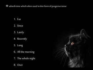 Present Perfect Continuous Tenses | PPTX