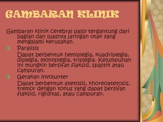 Pp cerebral palsy | PPT