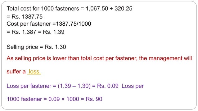 PPCE unit 3 (ME8793 – PROCESS PLANNING AND COST ESTIMATION) | PPTX | Business Accounting ...