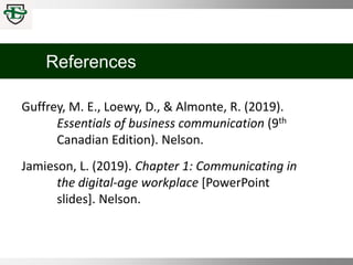 COMM 100 Chpt 2 Planning Your Message | PPT