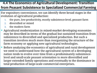 Development Economics two Chapter four | PPTX