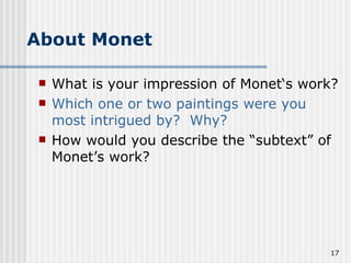 Pp Chap31 Monet | PPT